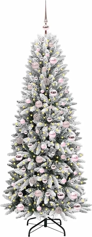 Umělý vánoční stromeček Bílá 180 cm PVC, plast, ocel a PE 3396047