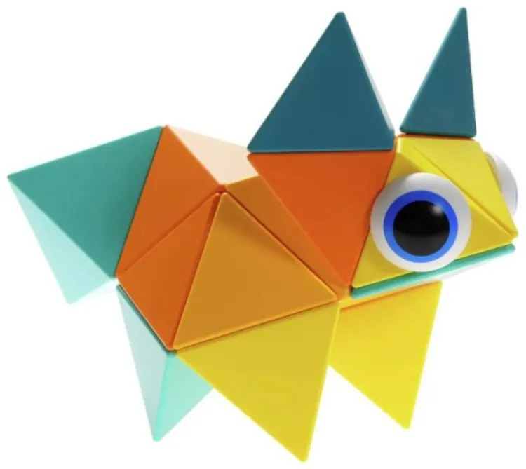 Ulitu magnetická stavebnice origami 38 ks