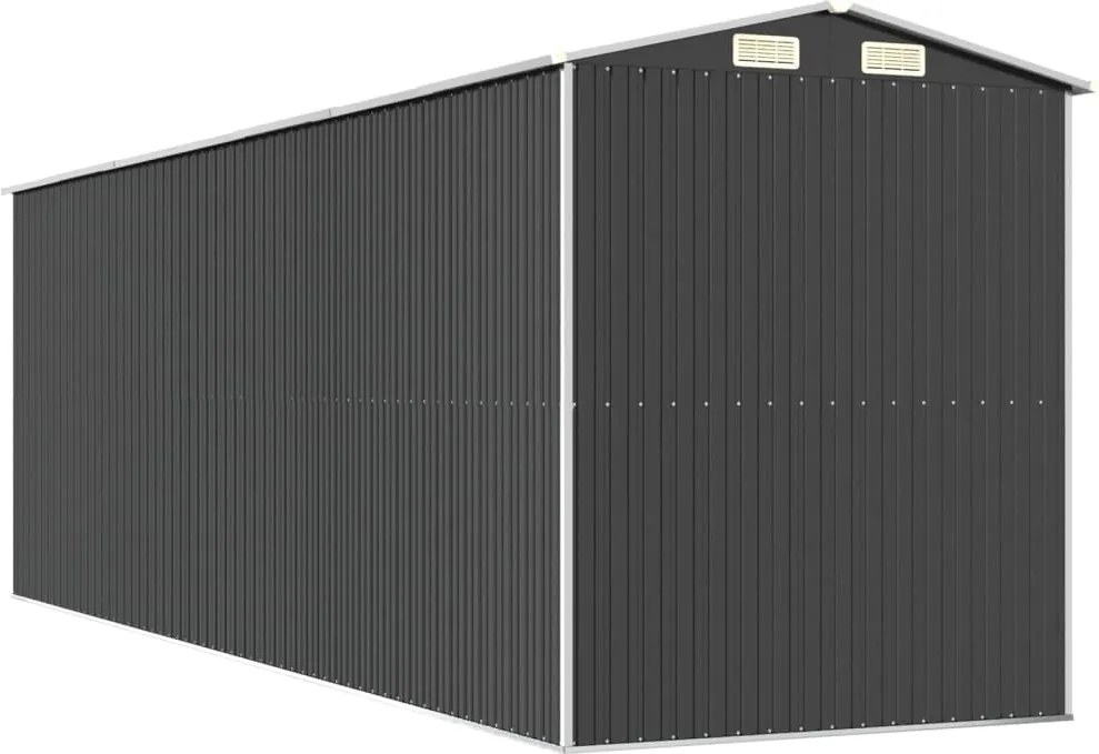 Zahradní kůlna antracitová 192 x 606 x 223 cm pozinkovaná ocel 3147454