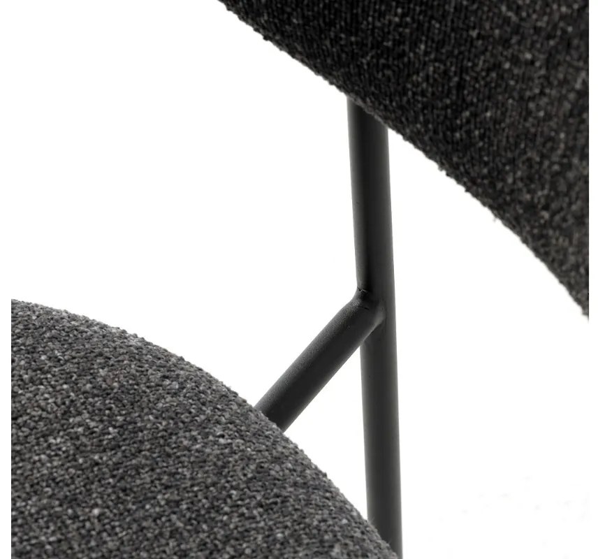 Designová jídelní židle Quirinus tmavě šedá