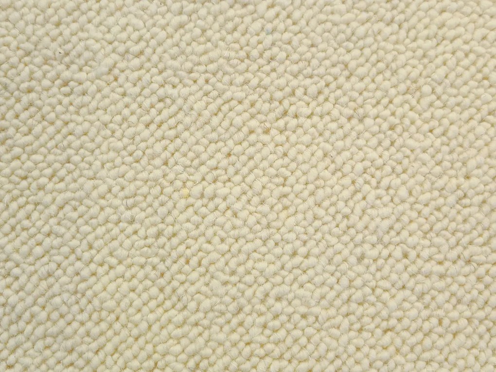 Vlněný koberec Natural Wool 8290 - metráž, krémový doprava zdarma po celé ČR Šíře role: 4 m