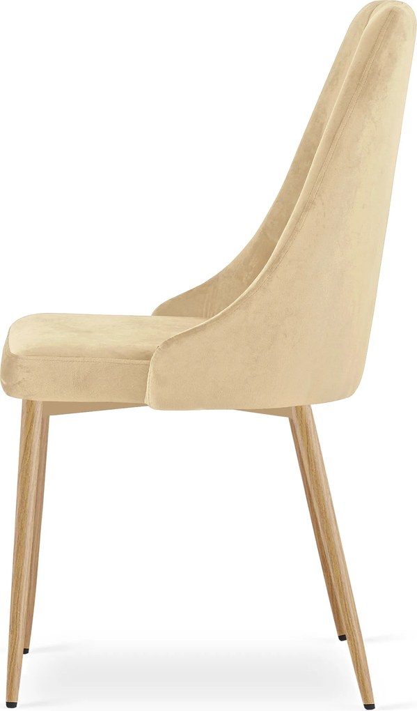 Jídelní židle IMOLA VELVET, béžová