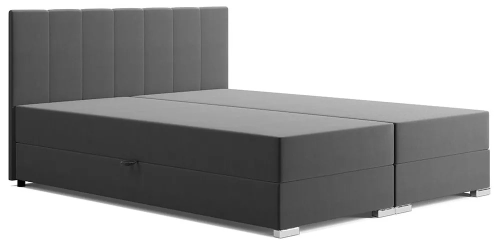 Kontinentální postel dvoulůžko BOXSPRING MOET + topper v ceně | 140x200 | VÝBĚR TKANIN