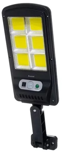 Zaparkorun Solární pouliční lampa 120 LED COB s pohybovým a soumrakovým senzorem