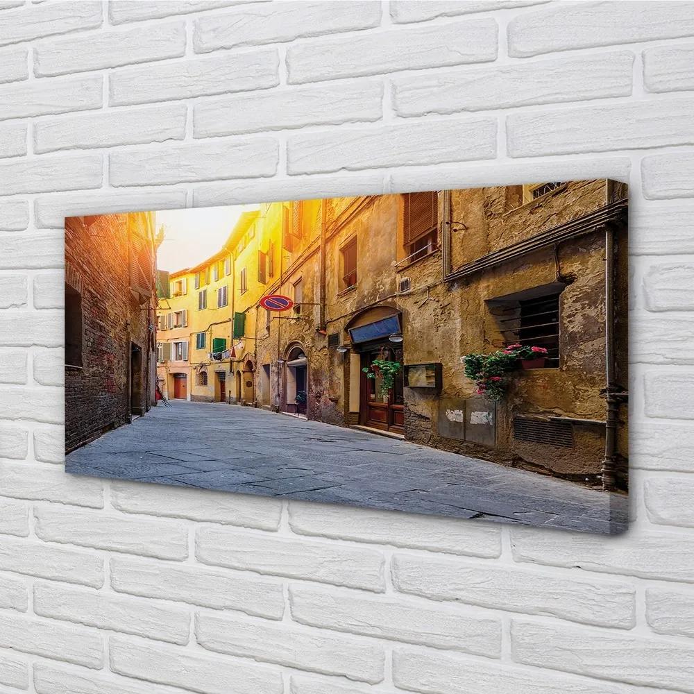 Obrazy na plátně Italy Street budovy 140x70 cm