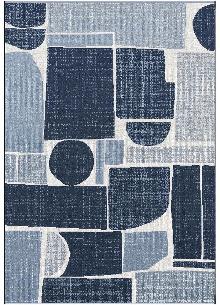 Tmavě modrý venkovní koberec Universal Azul, 120 x 170 cm