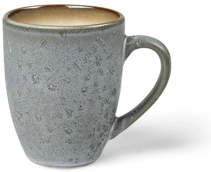 Bitz Kameninový hrnek s ouškem 30 cl Grey/Creme