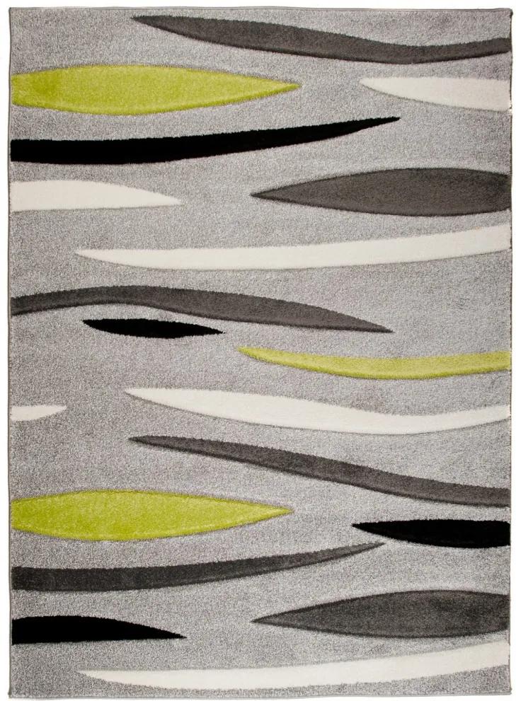 Kusový koberec Vlnky zelený, Velikosti 60x100cm | BIANO