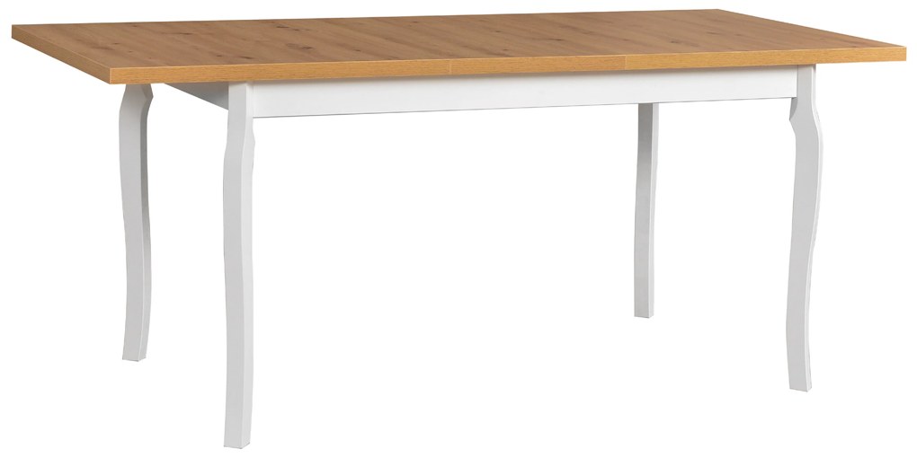 Jídelní stůl Ace 5 Zvolte barvu horní desky: Bílý (borovice andersen), Zvolte barvu nožek: Buk přirodní