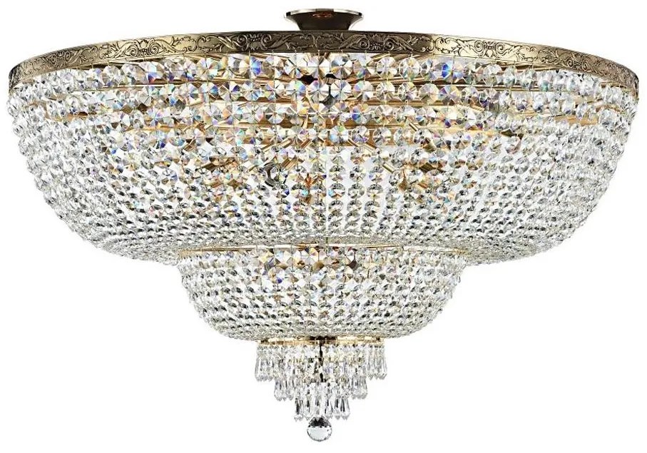 Maytoni DIA890-CL-18-G - Přisazený lustr PALACE 18xE27/60W/230V
