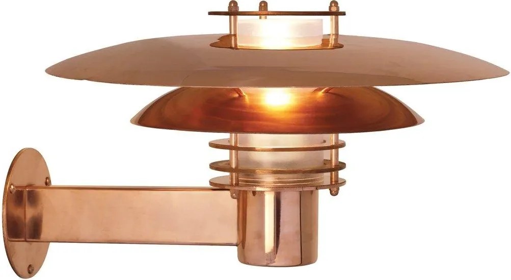 NOR 24381030 Venkovní nástěnné svítidlo Phoenix 1x16W E27 měď Satinated - NORDLUX