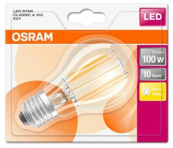 Osram LED Žárovka RETROFIT E27/11W/230V 2700K - Osram P224764