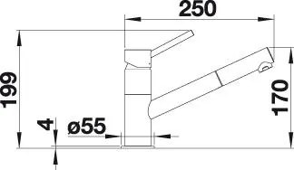 Blanco KANO-S antracit 525038