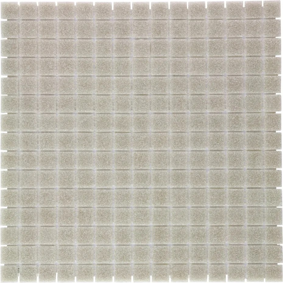 The Mosaic Factory Obklad mozaika skleněná šedá Light Grey 2x2 (32,3x32,3) cm - GM05