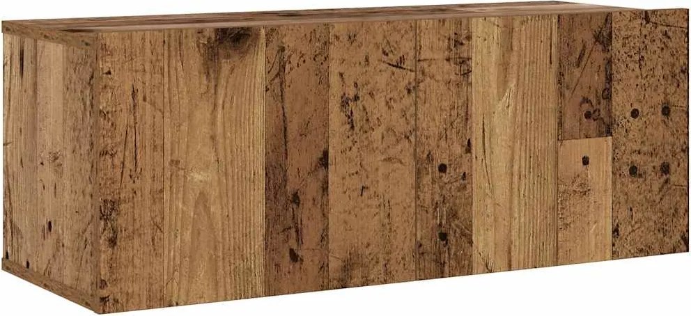 Nástěnné TV skříňky 6 ks Old Wood kompozitní 3328967