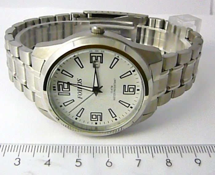 Foibos Moderní ocelové pánské značkové vodotěsné hodinky Foibos 6188.2 - 10ATM