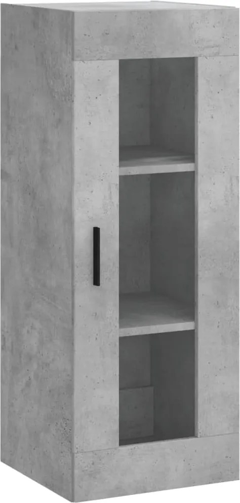Skříň highboard betonově šedá 34,5x34x180 cm kompozitní dřevo 3199253