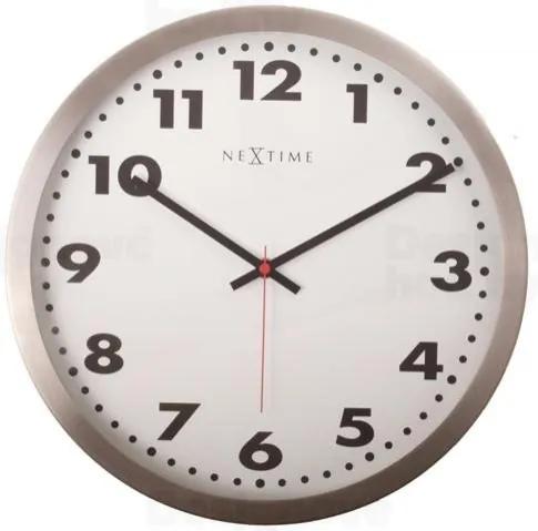 NeXtime 2521 Arabic white 34cm nástěnné hodiny