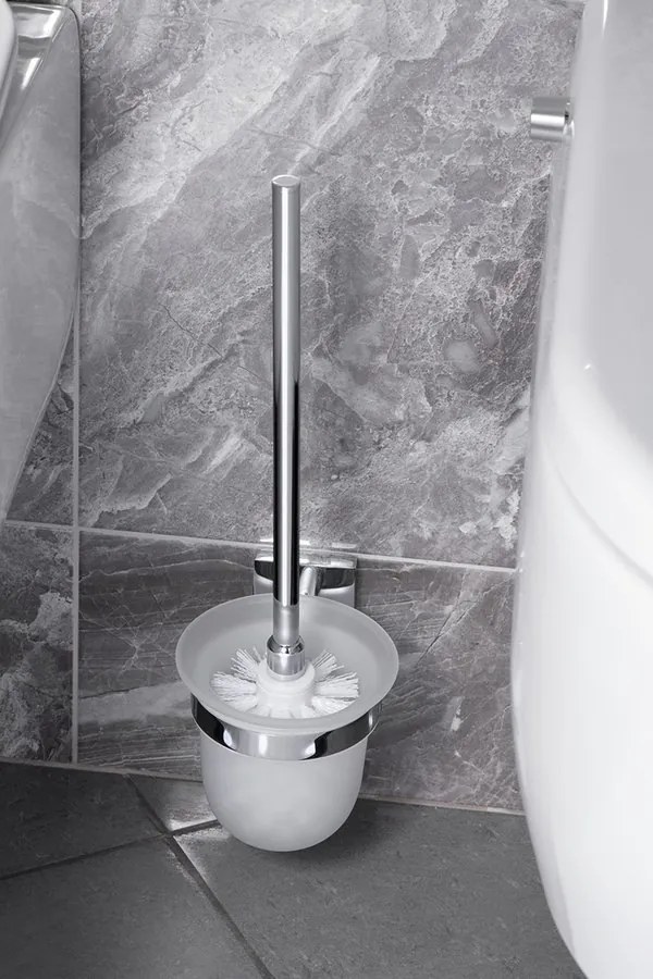 Sapho, X-SQUARE WC kartáč nástěnný, chrom, XQ301