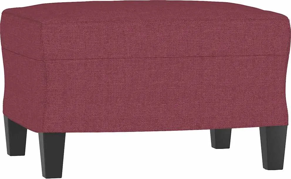 3dílná sedací souprava s polštáři vínová textil 3201832