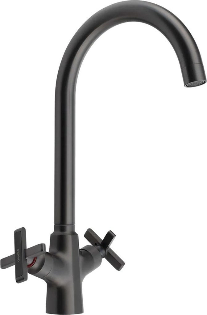 Sapho - Dřezová baterie Xela, gun metal XE603GM
