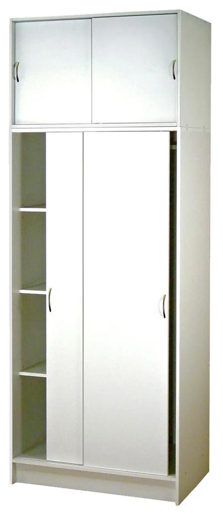 IDEA Skříň s posuvnými dveřmi 5223 bílá