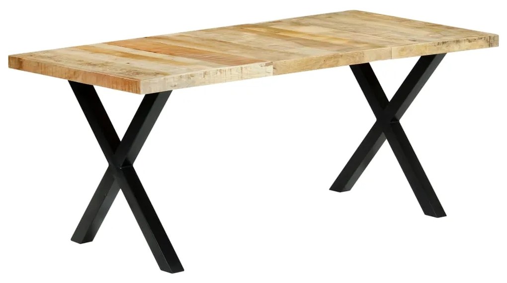 283780 vidaXL Jídelní stůl 180 x 90 x 76 cm masivní mangovníkové dřevo