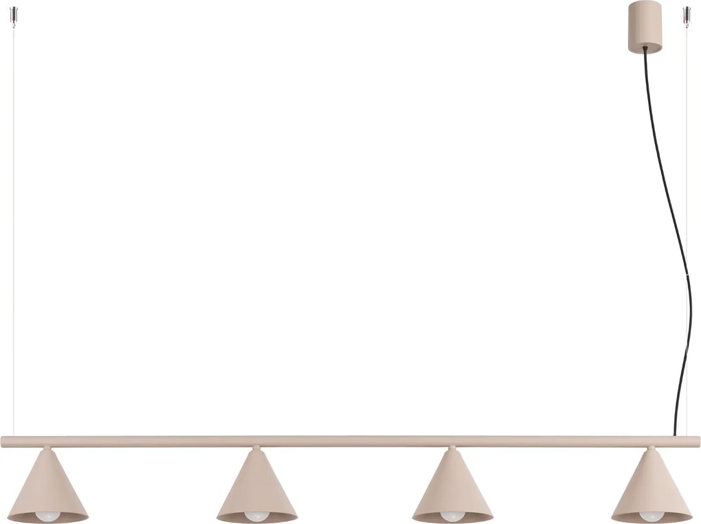 Sollux Lighting Lustr NOX 4L taupe