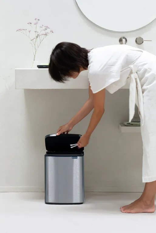 Brabantia BO odpadkový koš 12L matná ocel otiskuvzdorná