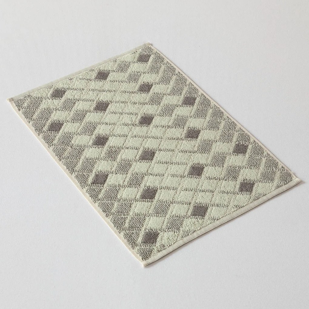 Kuchyňský ručník Veba ZARA Rytmus šedozelená Velikost: 35x50 cm