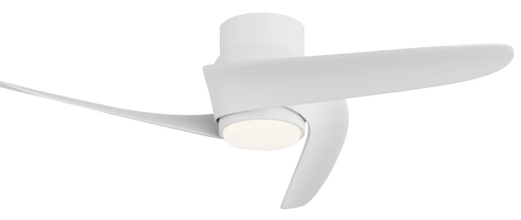 Matra 9061 Groenland XS, lopatkový ventilátor se svítidlem a dálk. ovladačem, LED 24W 2700-5000K, bílá, průměr 79,5cm