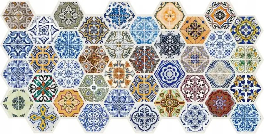 PVC 3D obklad 96 x 48 cm patchwork