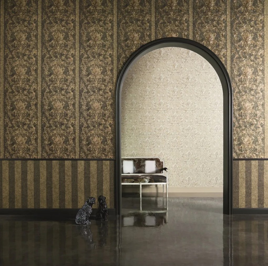 KT1-71269 Luxusní omyvatelná vliesová tapeta na zeď Versace 2, velikost 10,05 m x 70 cm