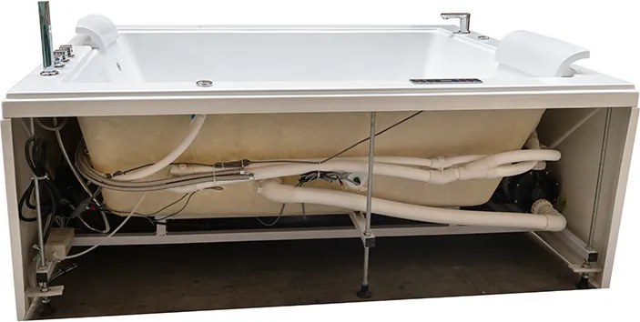 BPS-koupelny Hydromasážní vana DIABLO 666 II 180x150 s ohřevem vody