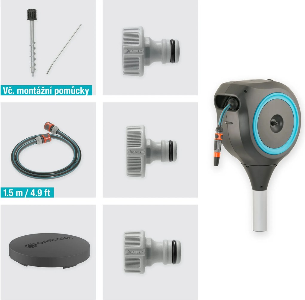 Zahradní box na hadici RollUp M Gardena 18614-20