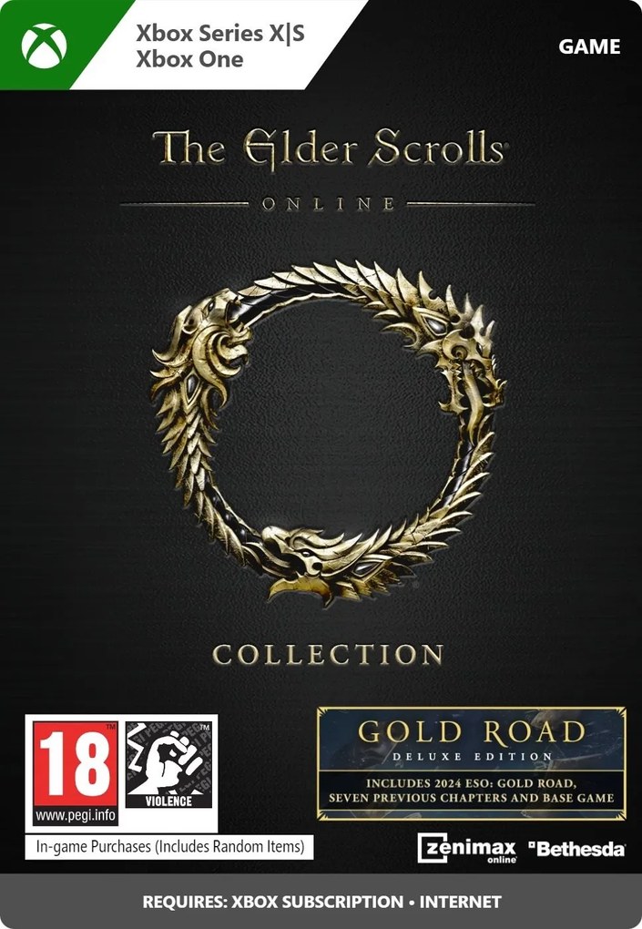 Hra na konzoli the elder scrolls online deluxe collection: gold road - xbox digital