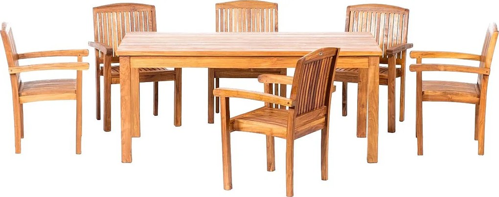 DEOKORK Teaková sestava GIOVANNI PARIS