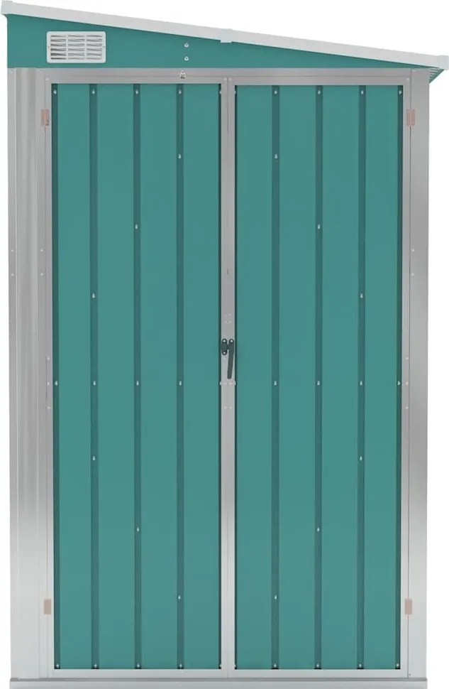 vidaXL Zahradní kůlna 118 x 194 x 178 cm pozinkovaná ocel [316222] Barva: Šedá