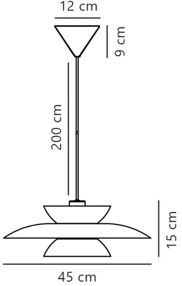 Nordlux - Lustr na lanku CARMEN 1xE27/40W/230V černá