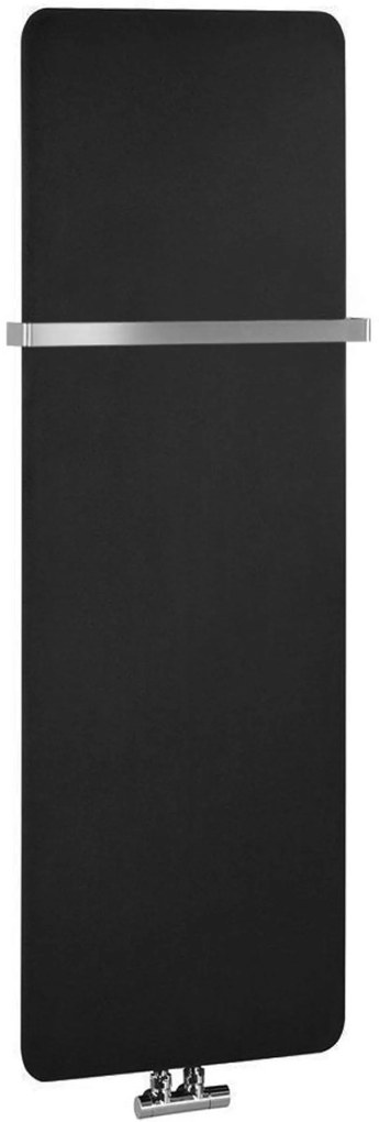 Sapho - Topné těleso Tabella, 37x119 cm, 417 W, černá mat MI1139