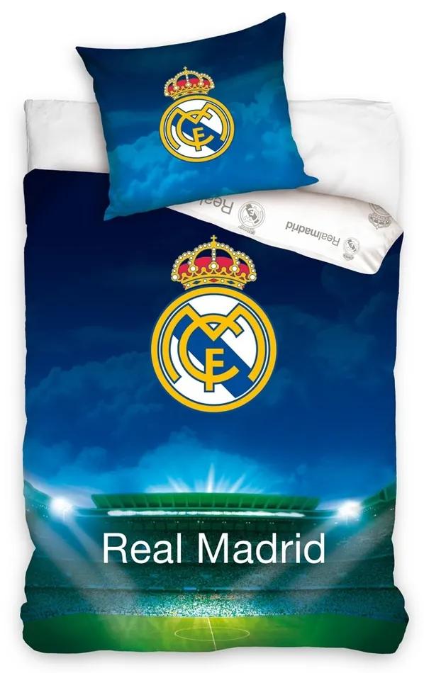 TipTrade Bavlněné povlečení Real Madrid Stadion, 140 x 200 cm, 70 x 90 cm
