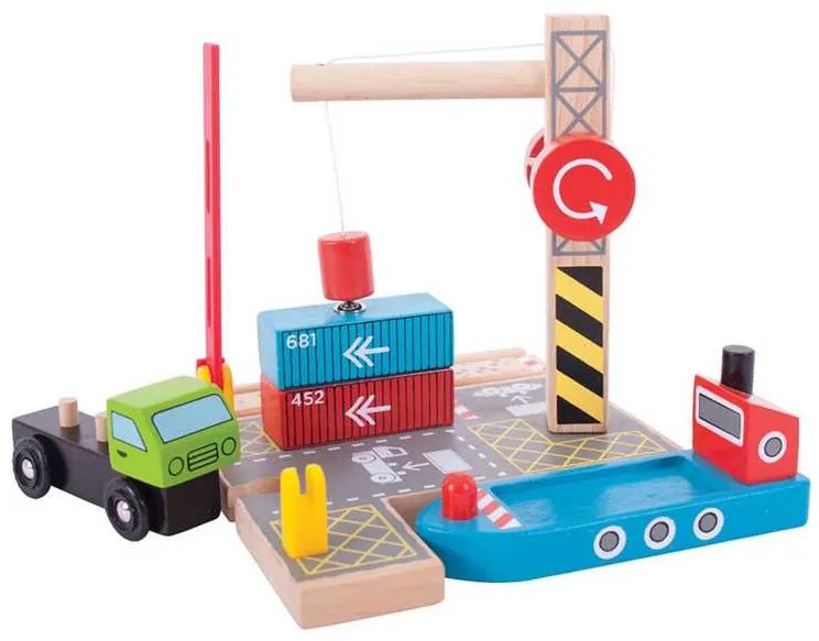 Bigjigs Rail Kontejnerové překladiště