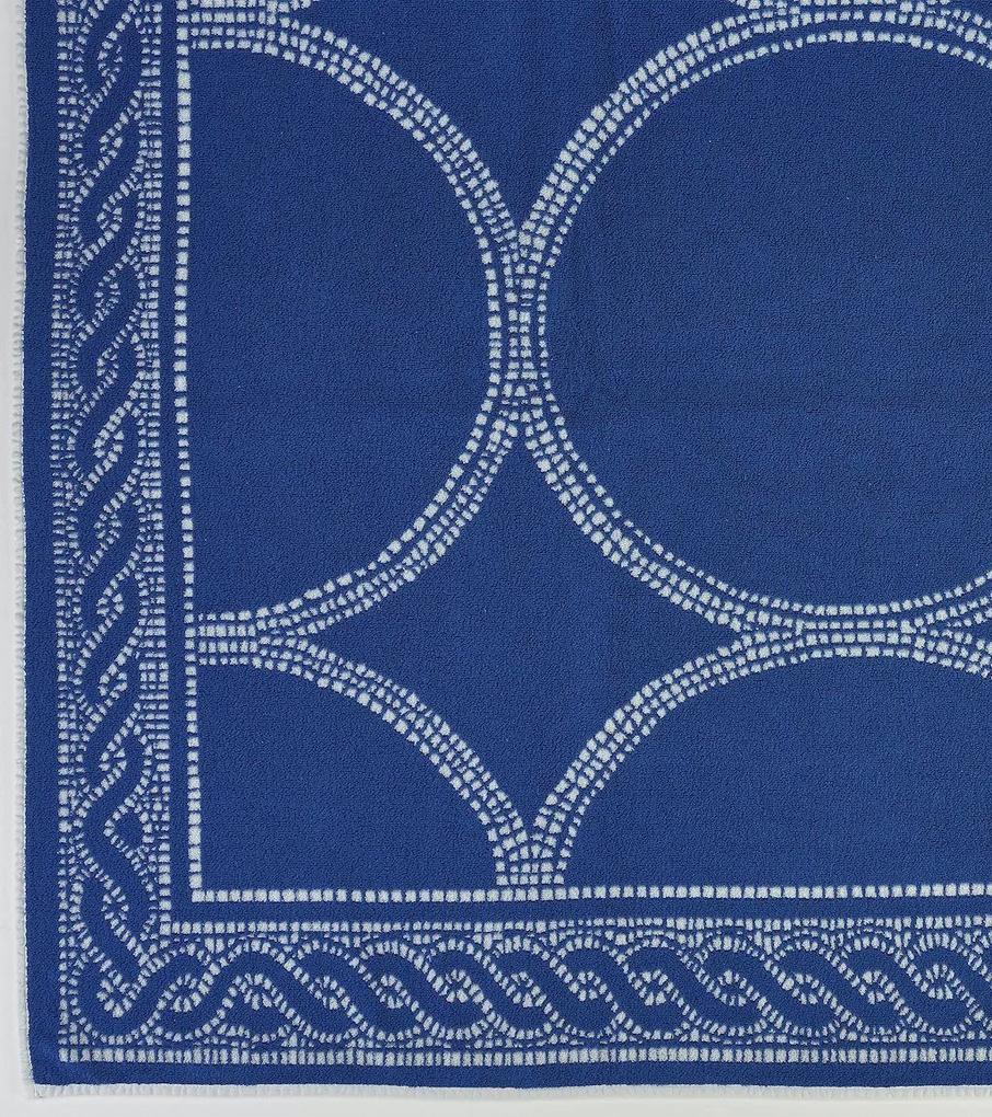 Abyss & Habidecor ROMA luxusní modrý plážový ručník Abyss & Habidecor z egyptské bavlny