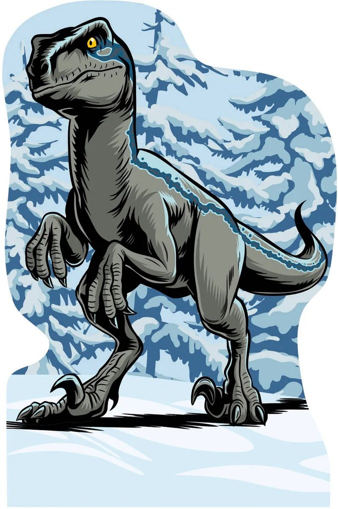 DINO Puzzle Jurský svět 4x54 dílků 13x19cm skládačka dn333291