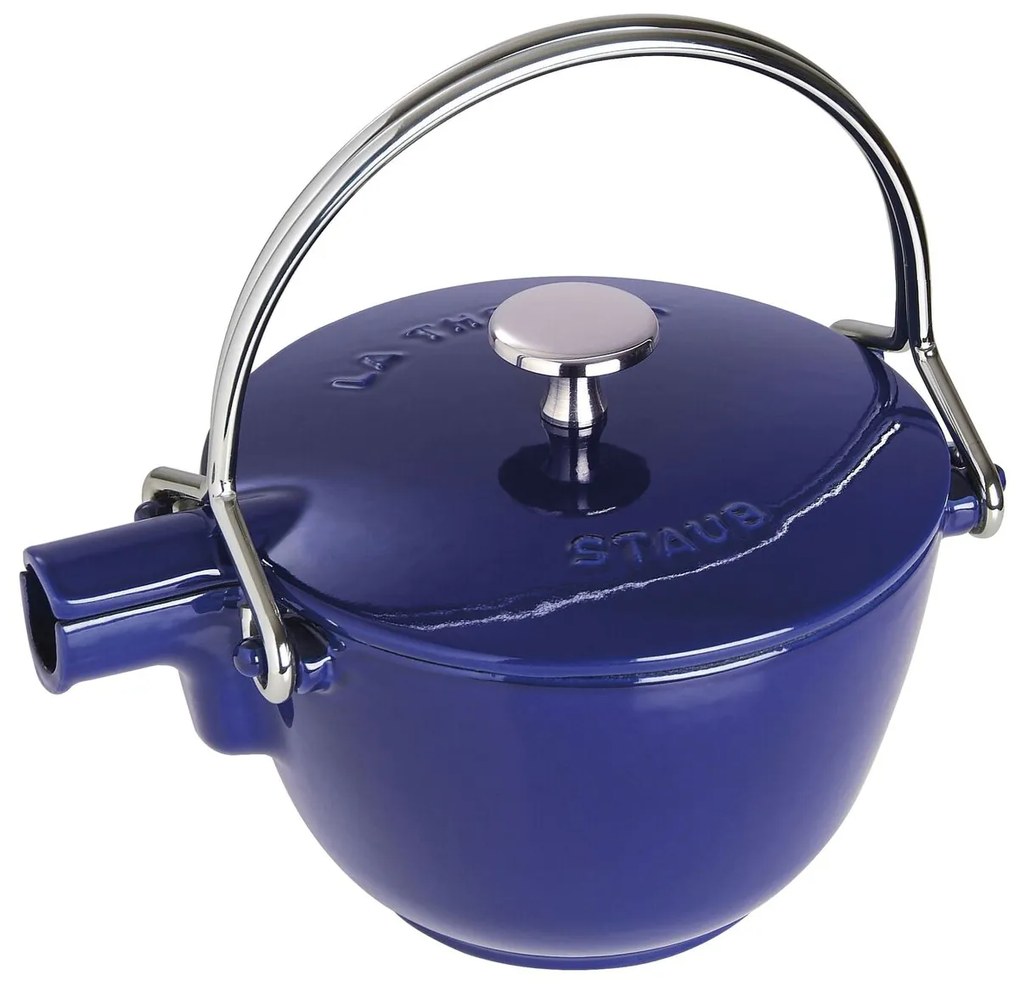 Staub litinová konvice na čaj 21 cm/1,15 l tmavě modrá, 1650091