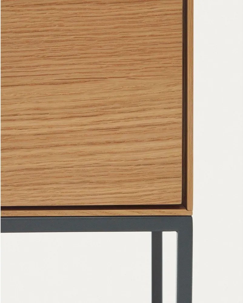 Skříň v dekoru dubu v přírodní barvě 97,5x160x40 cm Vedrana – Kave Home
