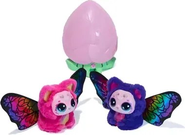 SPIN MASTER Interaktivní hračka Hatchimals Bloomables Kittyfly / Zvuk