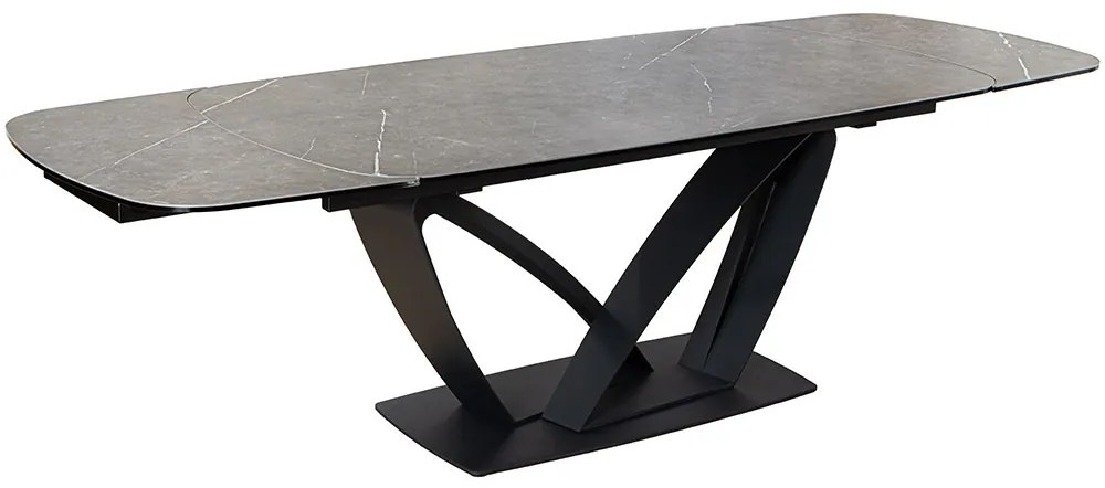 Roztahovací keramický stůl Vallerina 180-220-260 cm grafit