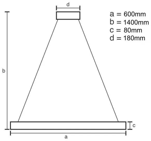 LED Stmívatelný křišťálový lustr na lanku LED/40W/230V + dálkové ovládání