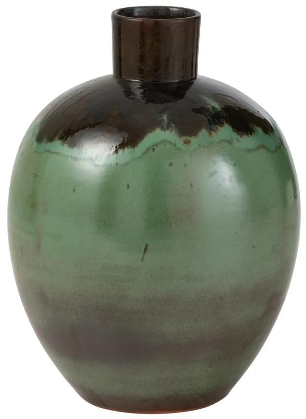 Zelená keramická váza J-Line Alina 47 cm